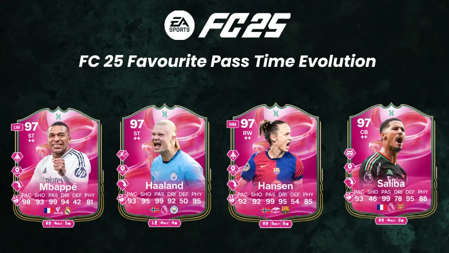 FC 25 Favourite Pass Time Evolution: All Details